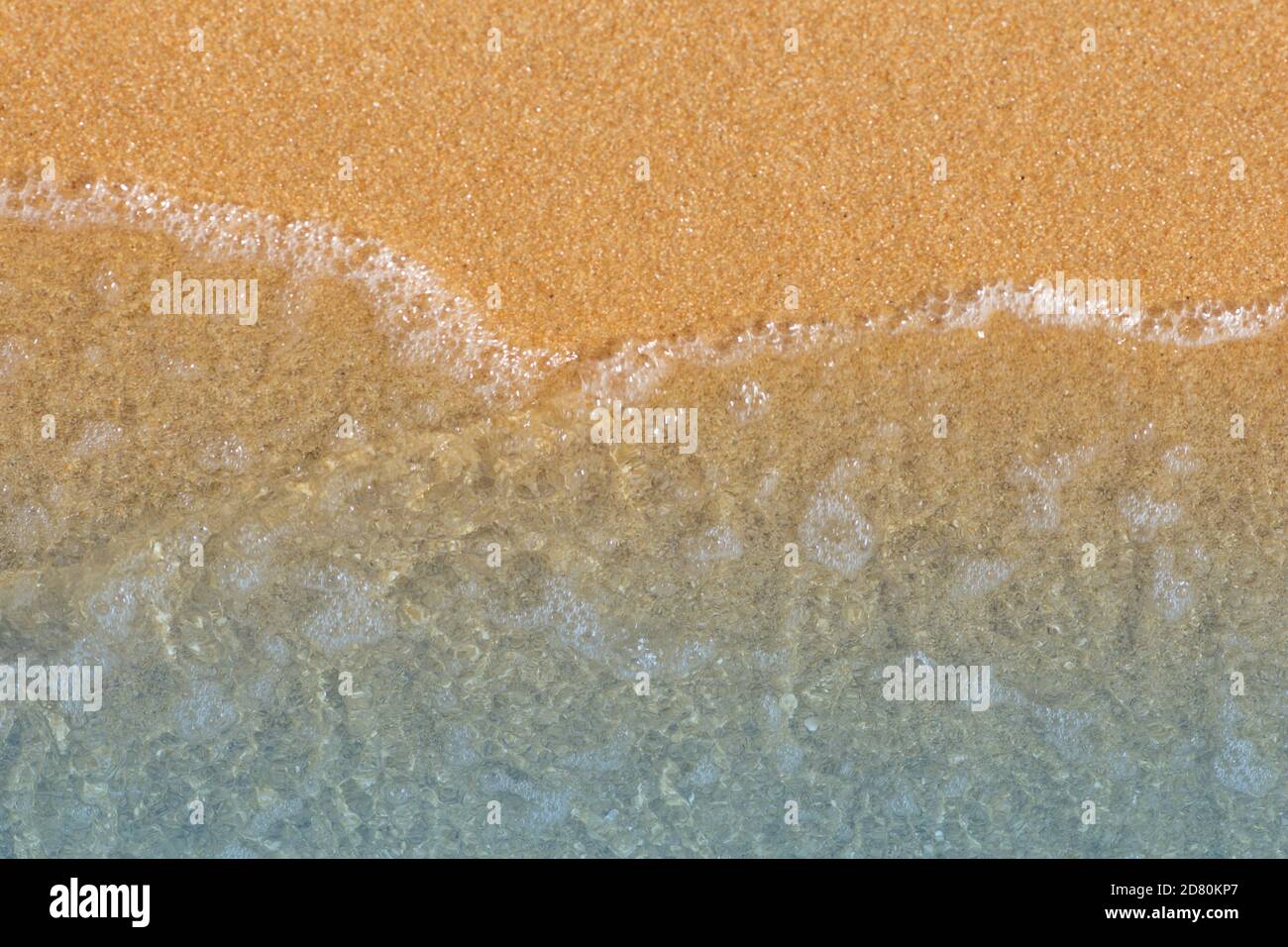 Texture background with surf, sea water and sand on the beach Stock ...
