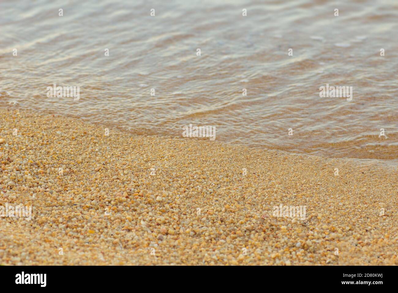 Texture background with surf, sea water and sand on the beach Stock ...
