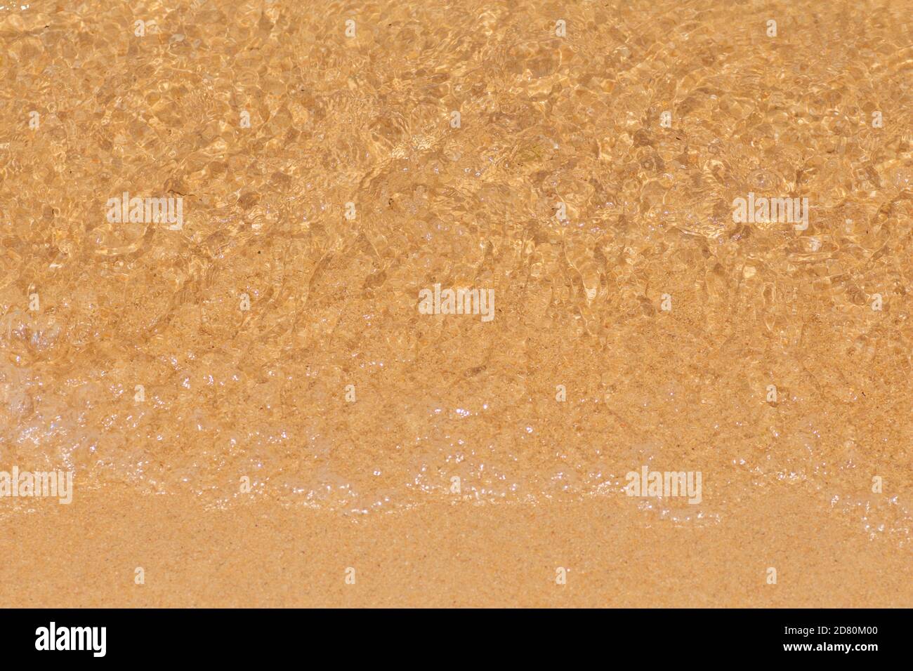 Texture background with surf, sea water and sand on the beach Stock ...