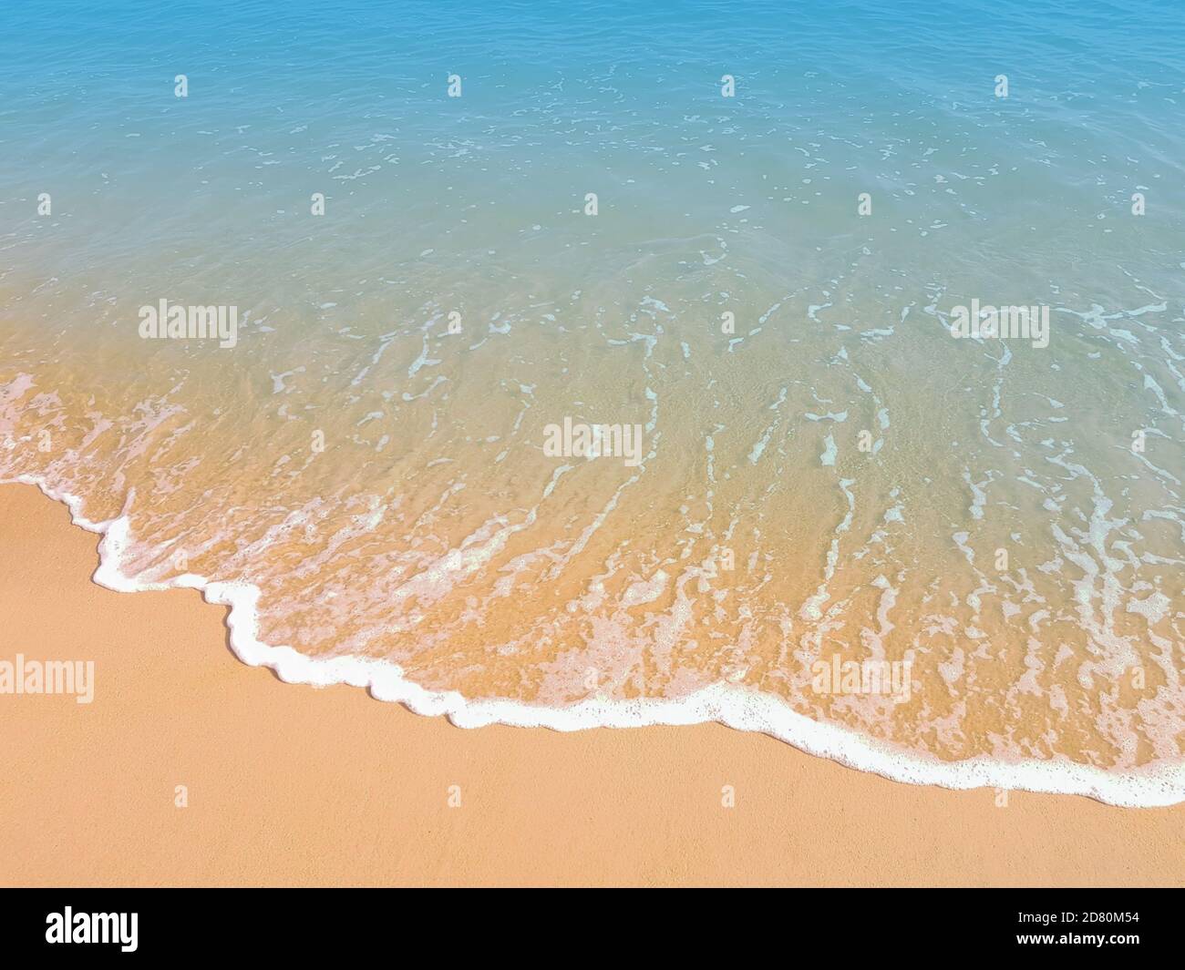 Texture background with surf, sea water and sand on the beach Stock ...