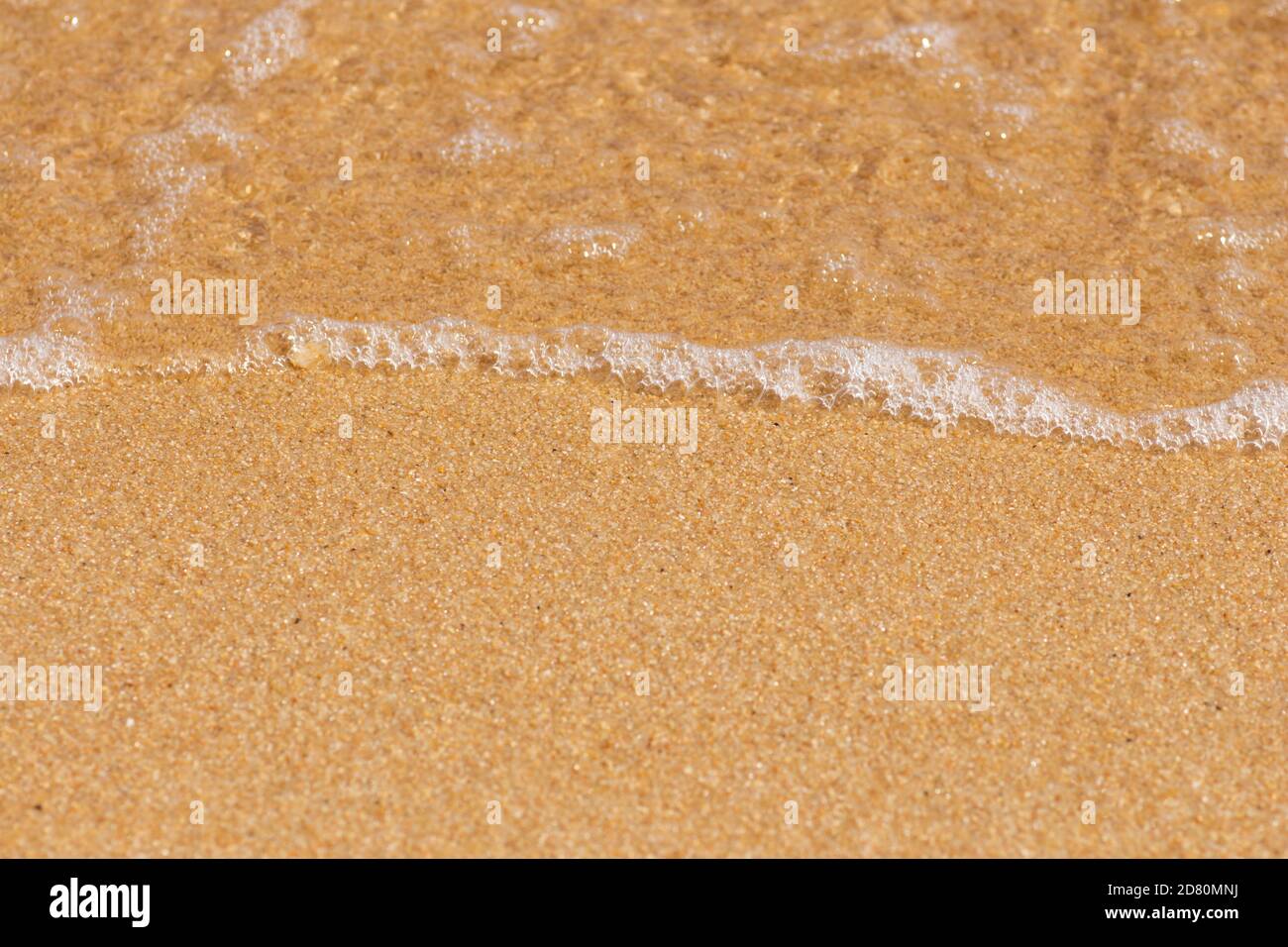 Texture background with surf, sea water and sand on the beach Stock ...