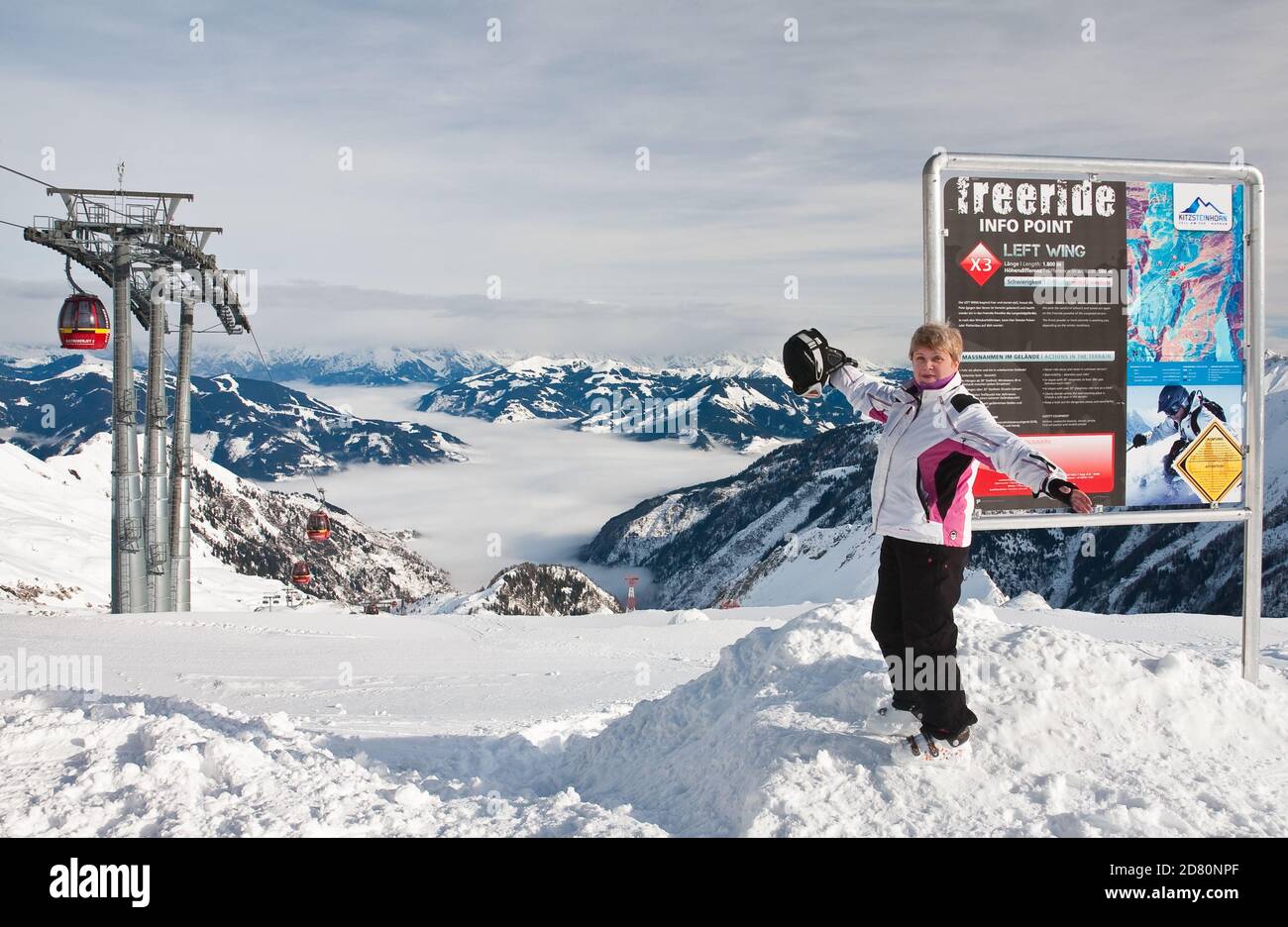 Ski resort of Kaprun, Kitzsteinhorn glacier. Austria Stock Photo - Alamy