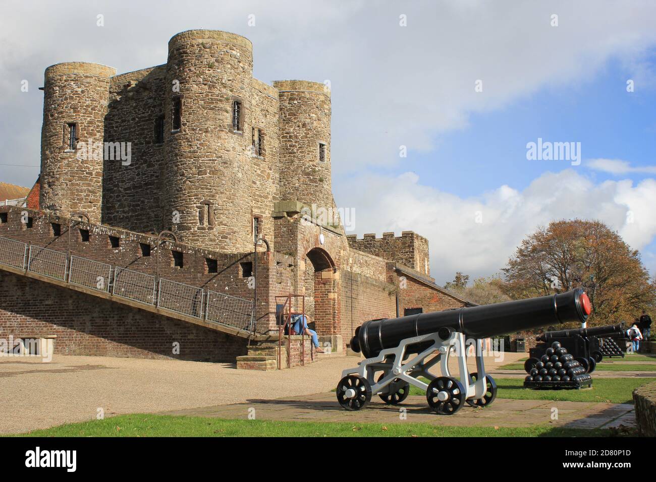 14th-century Ypres Tower, which formed part of Rye’s defenses with ...