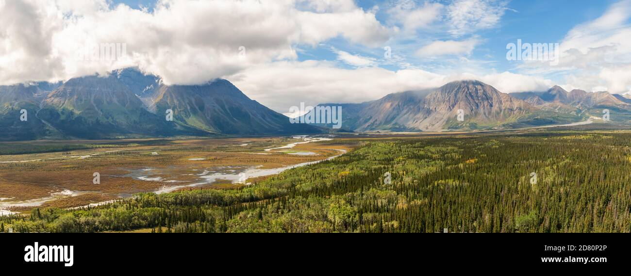Aerial View of Canadian Nature Landscape Stock Photo - Alamy
