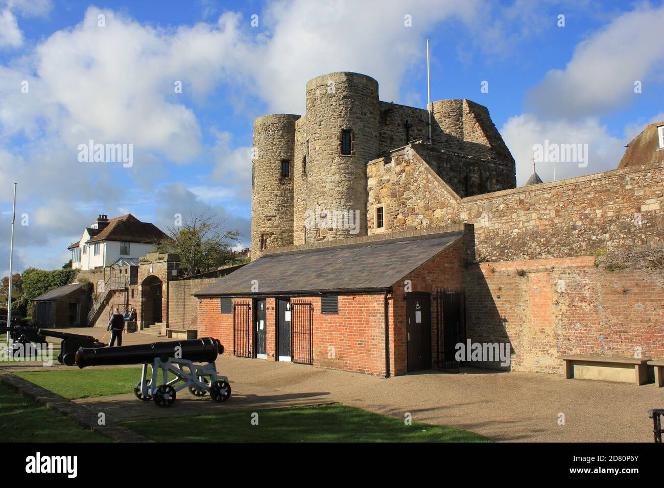14th-century Ypres Tower, which formed part of Rye’s defenses with ...