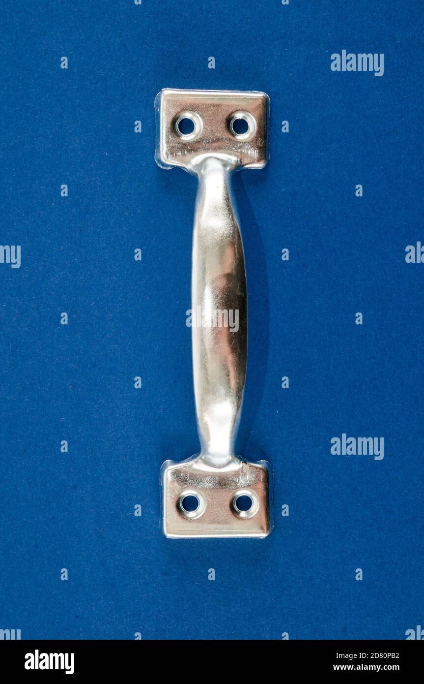 Metal case handle Stock Photo - Alamy