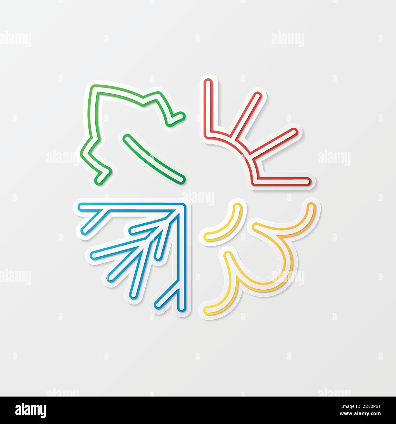 Symbols of spring time Stock Vector Images - Alamy