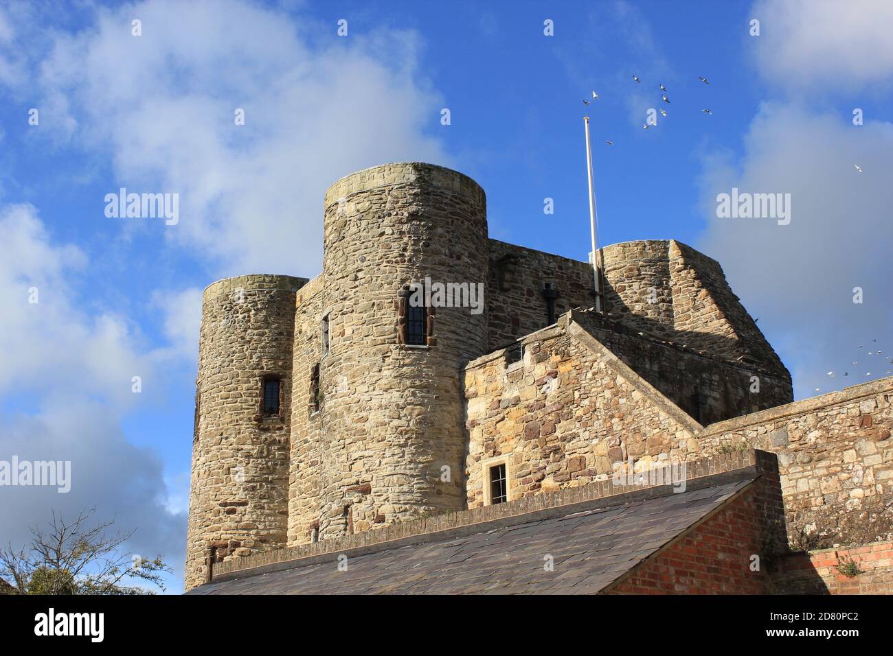 14th-century Ypres Tower, which formed part of Rye’s defenses with ...