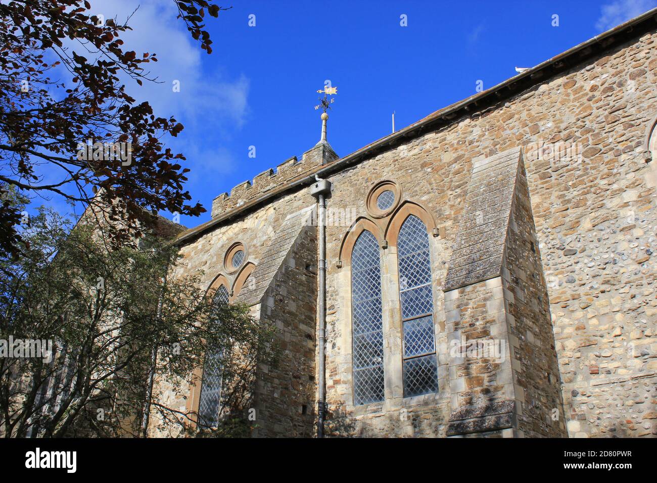 RYE, EAST SUSSEX, UK -10/10/2020: Parish Church of Saint Mary the ...