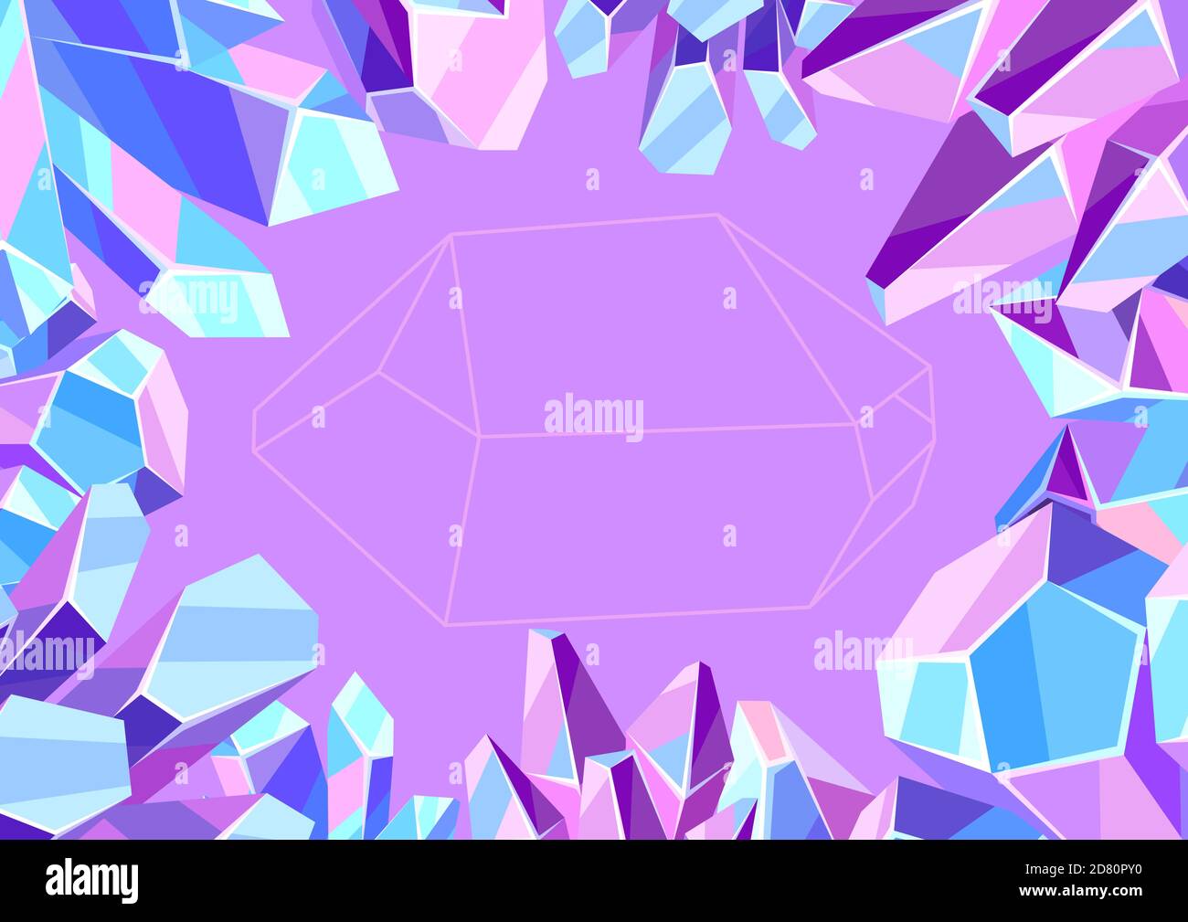 Background with crystals and minerals Stock Vector Image & Art - Alamy