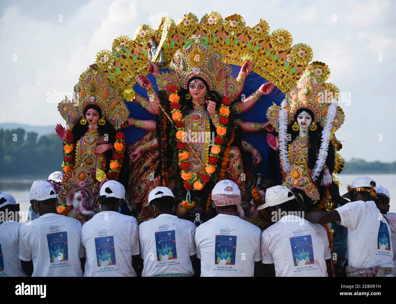 Maa durga puja bijaya dashmi hi-res stock photography and images - Alamy