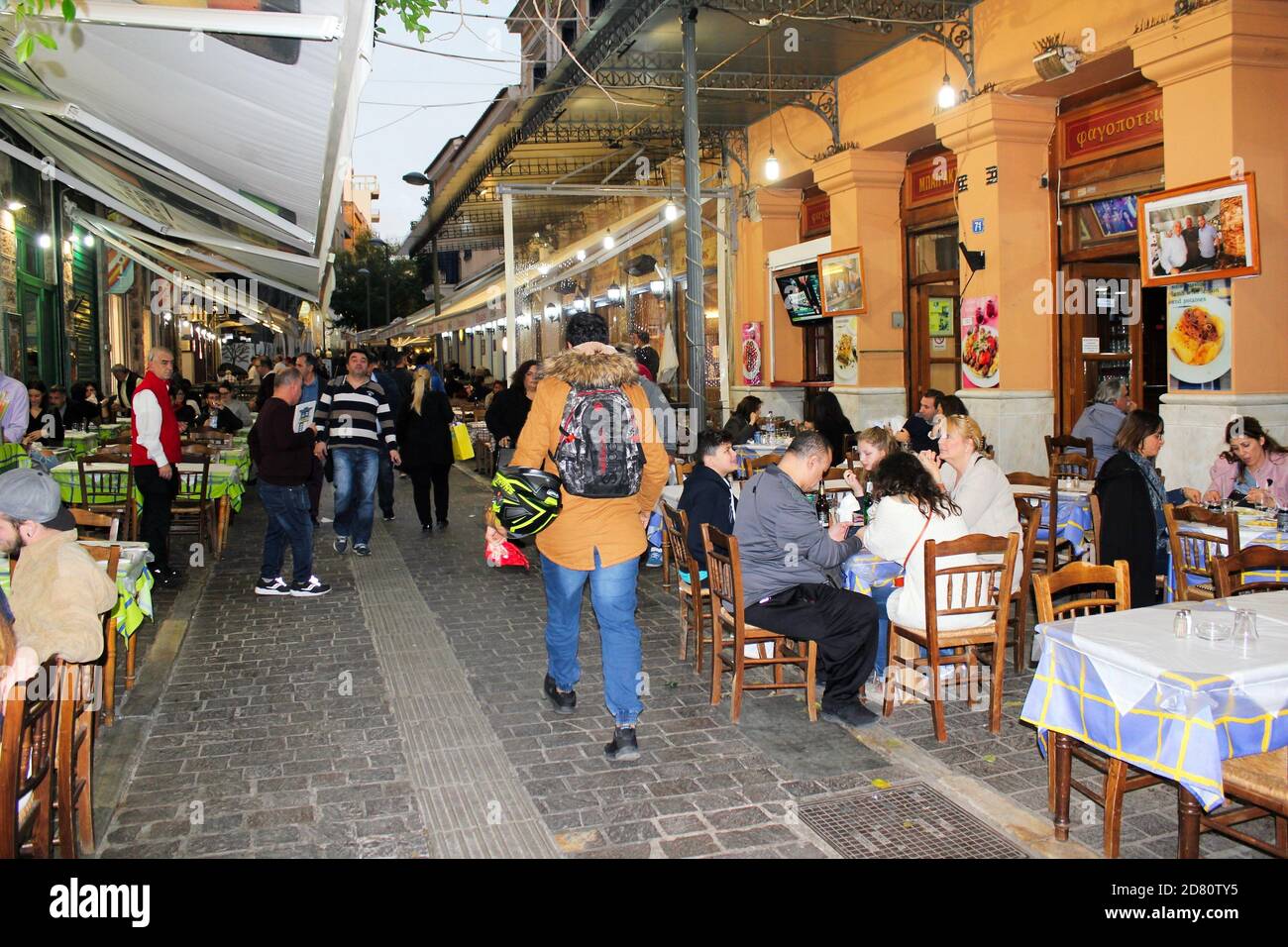 Monastiraki athens greece restaurants hi-res stock photography and ...