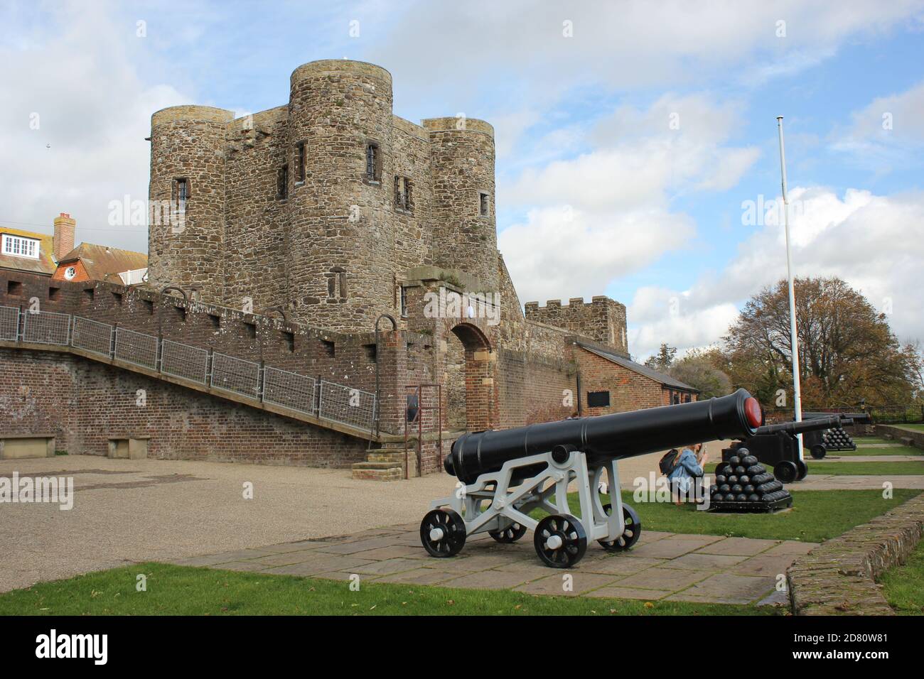 14th-century Ypres Tower, which formed part of Rye’s defenses with ...