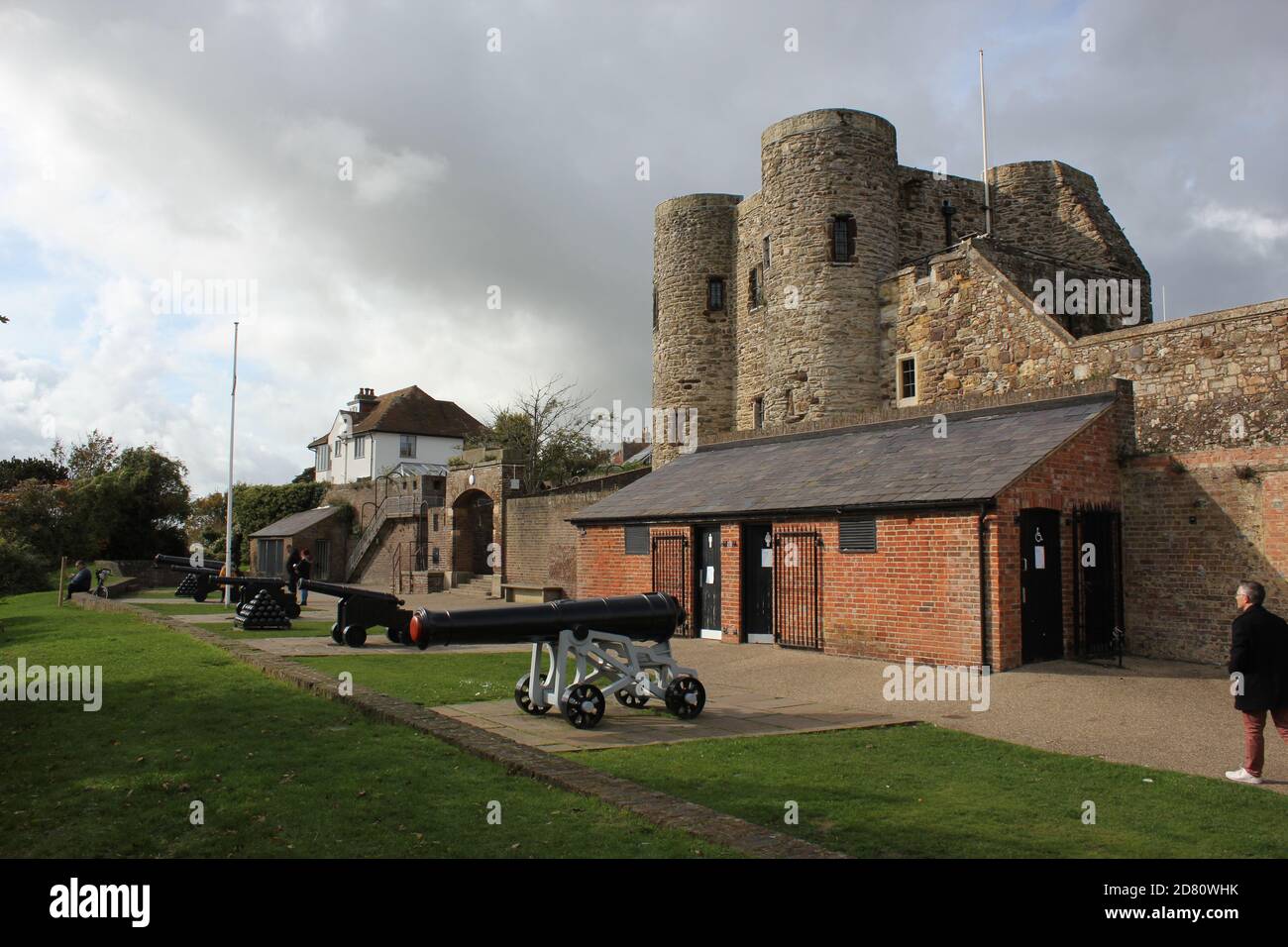14th-century Ypres Tower, which formed part of Rye’s defenses with ...