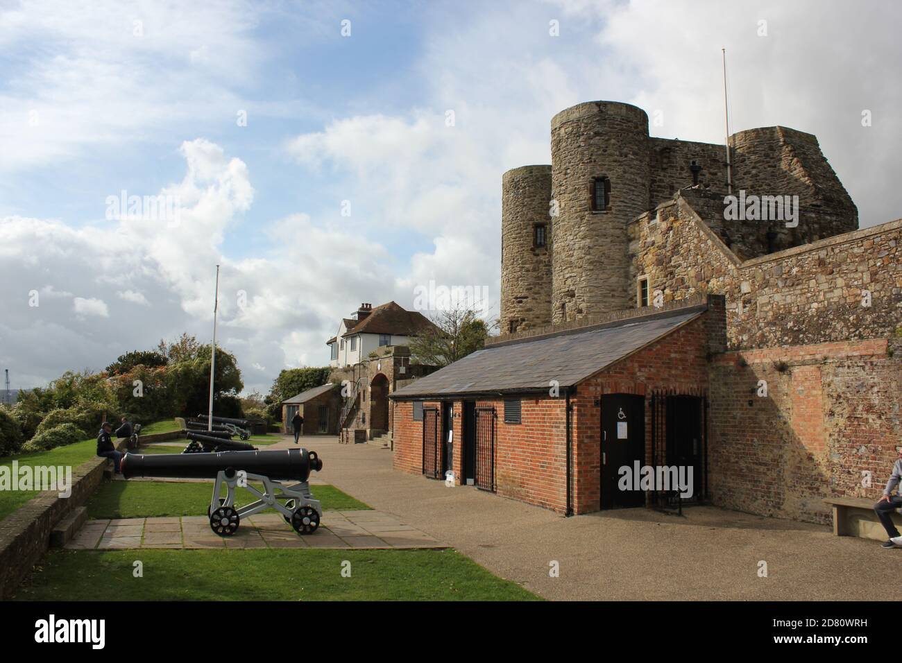 14th-century Ypres Tower, which formed part of Rye’s defenses with ...