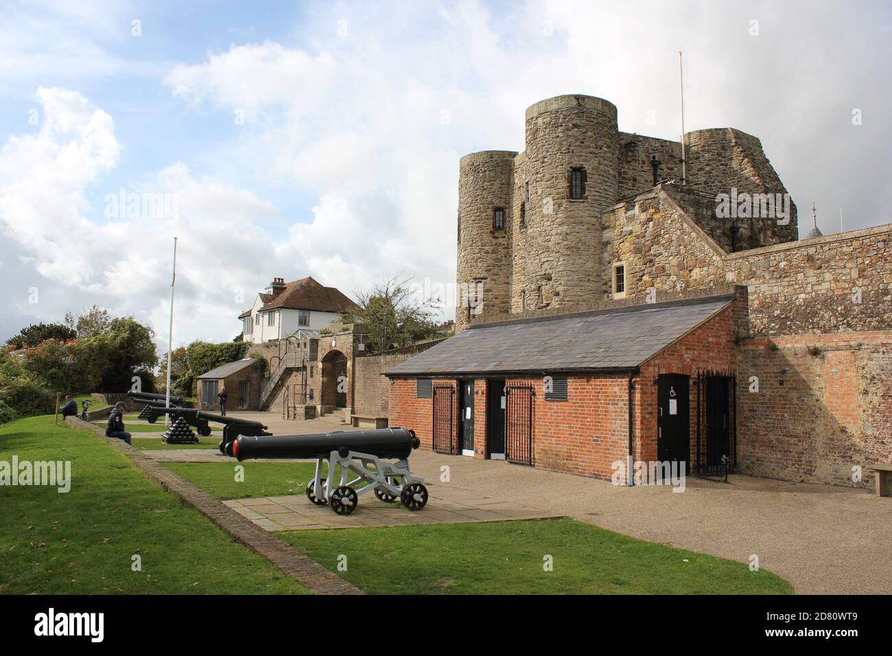 14th-century Ypres Tower, which formed part of Rye’s defenses with ...