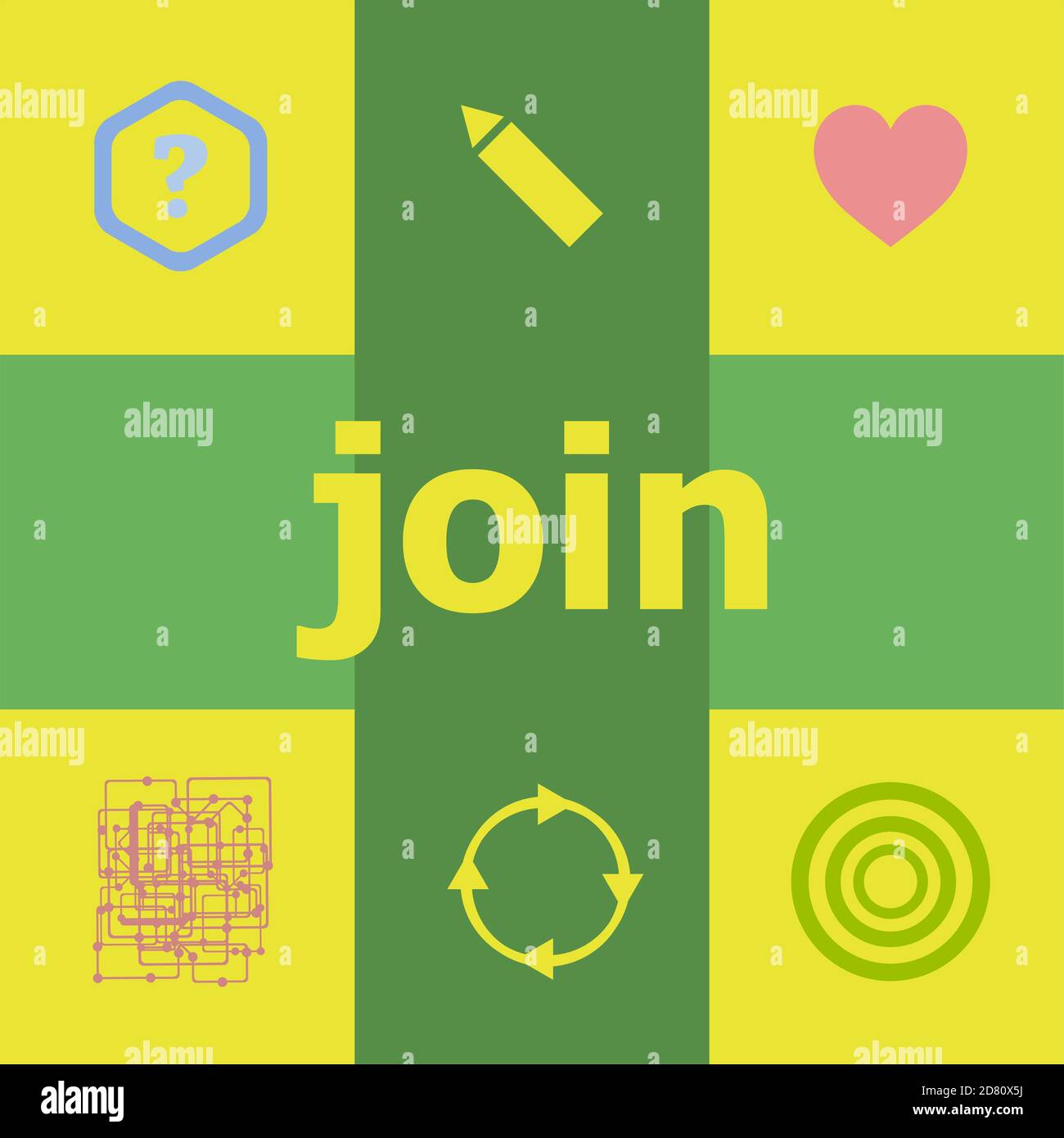 Text Join. Finance concept . Can be used for workflow layout, diagram ...