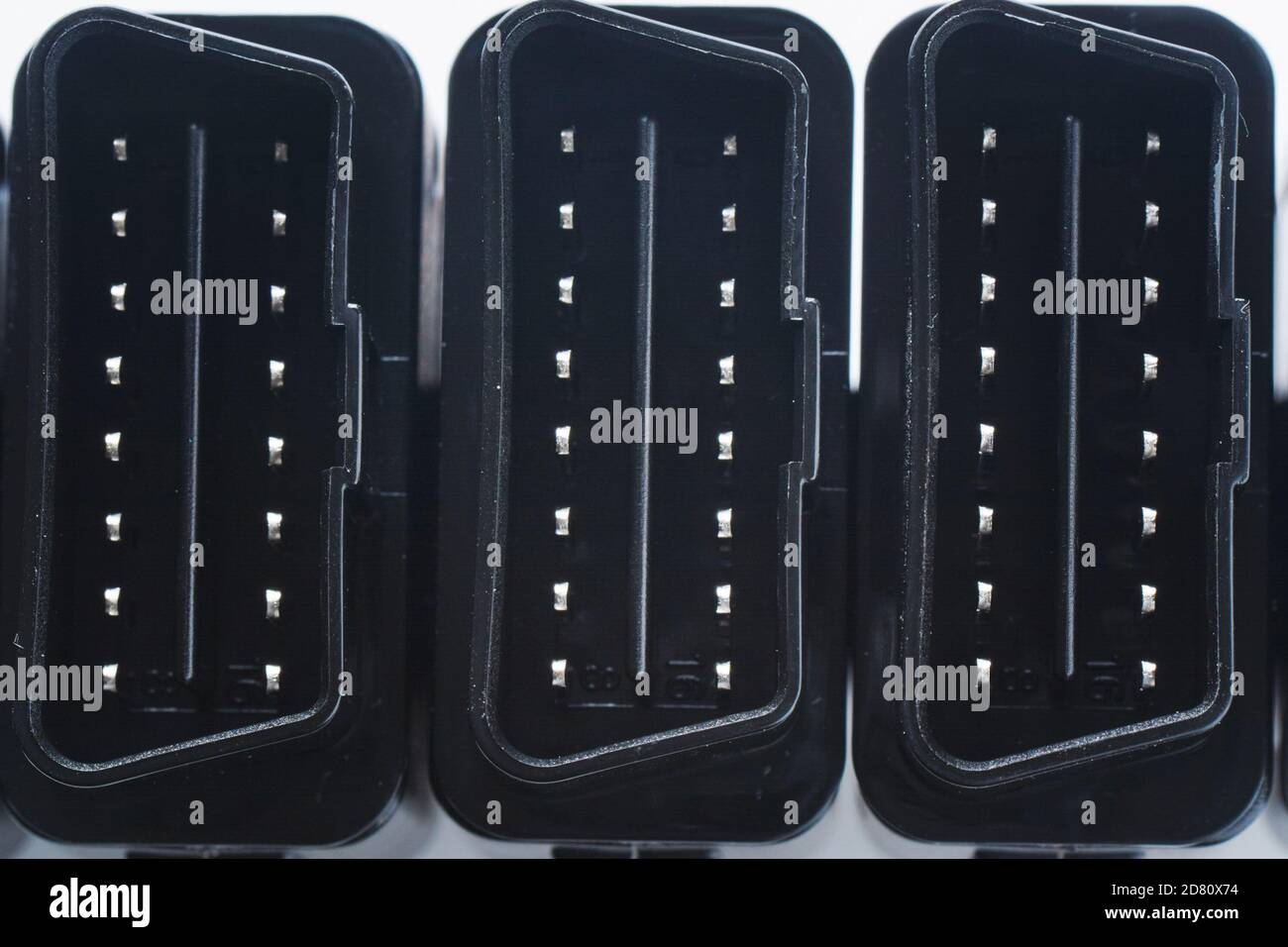 Car connector. OBDII professional car scanner. Plug connector for ...