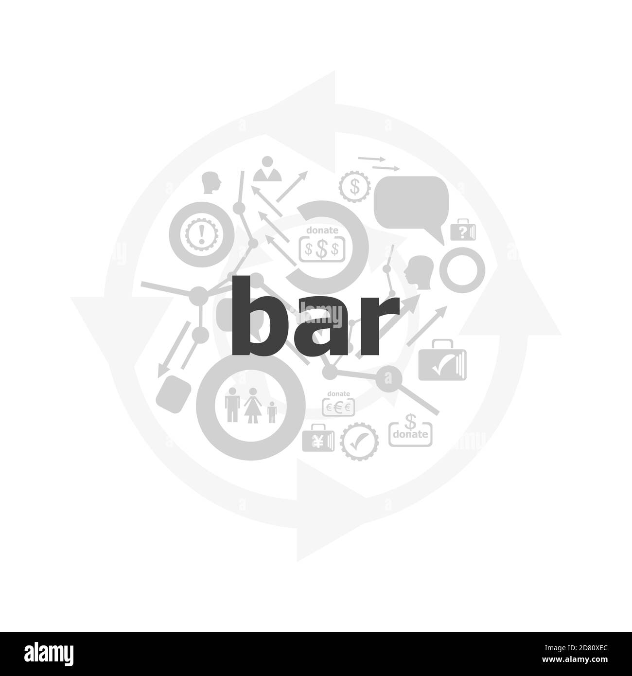 Text Bar on digital background. Social concept . Icon and button set ...