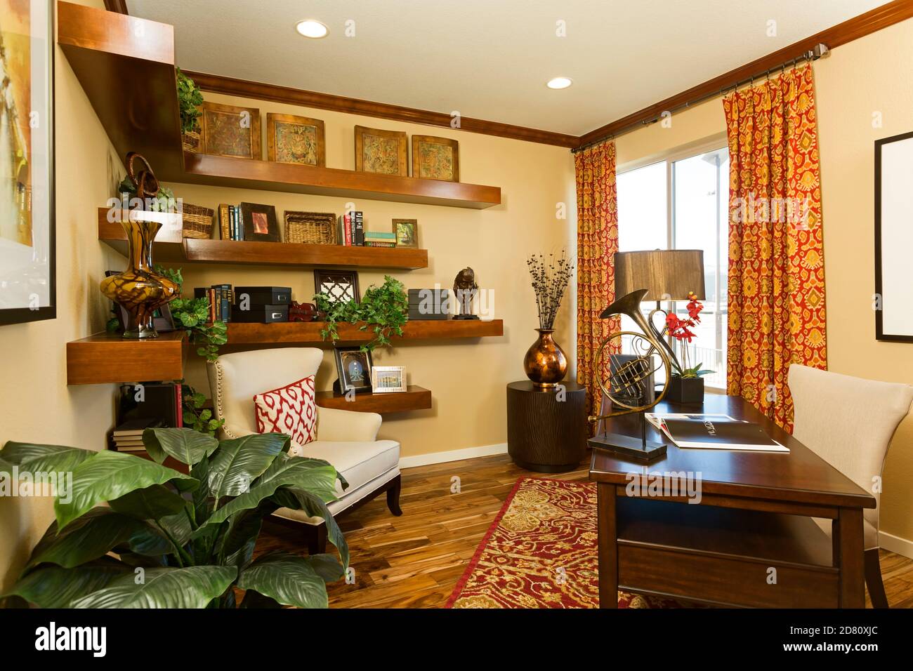 Study, Village Homes model home, Arvada, Colorado USA Stock Photo - Alamy