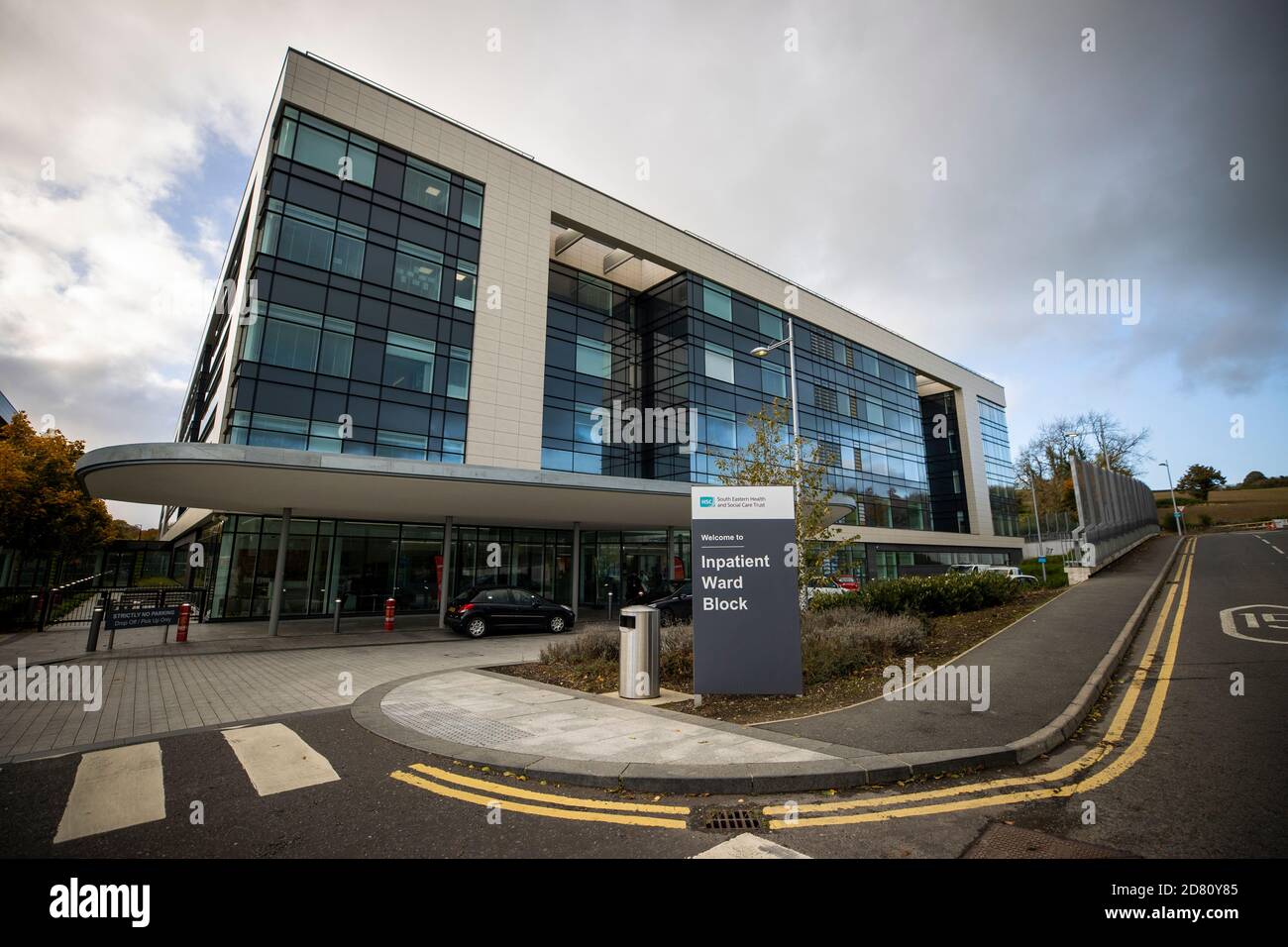 Inpatient Ward Block of the Ulster Hospital at Dundonald Stock Photo ...