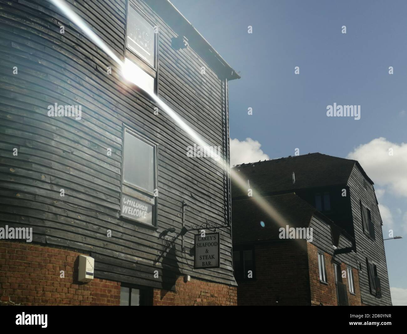 Rye, East Sussex, UK - 11/25/2020: River Rother running through Rye ...