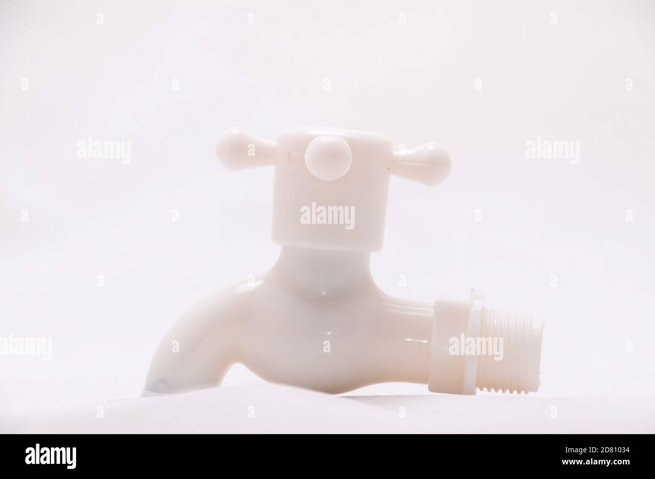 PVC Plastic Water Faucet Stock Photo - Alamy