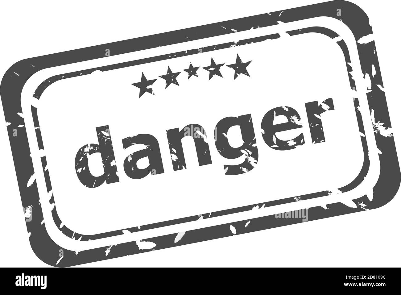 Danger stamp round grunge hi-res stock photography and images - Alamy