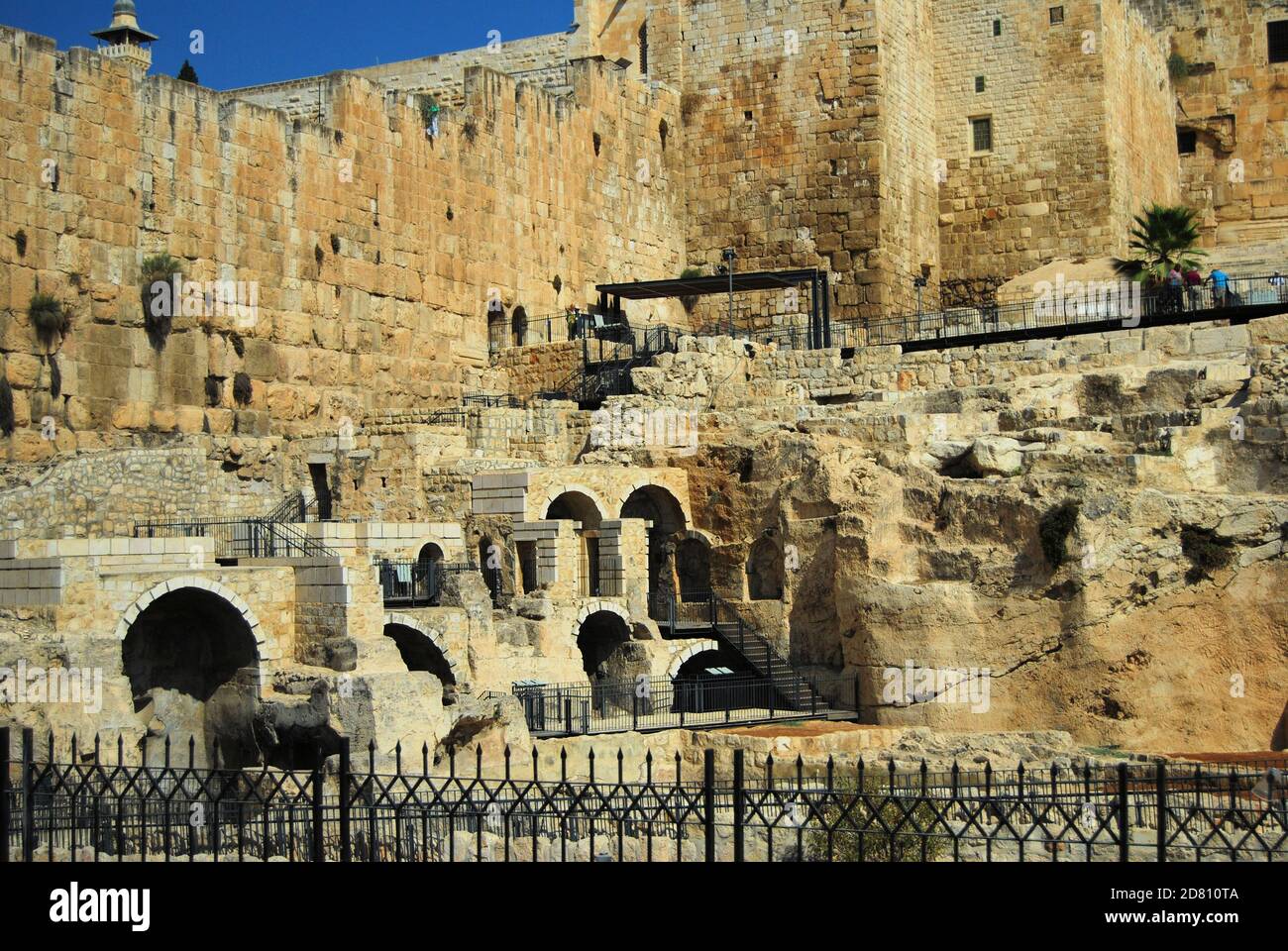 Jerusalem Israel Holy Temple Mount, Wall, Fortress Stock Photo - Alamy