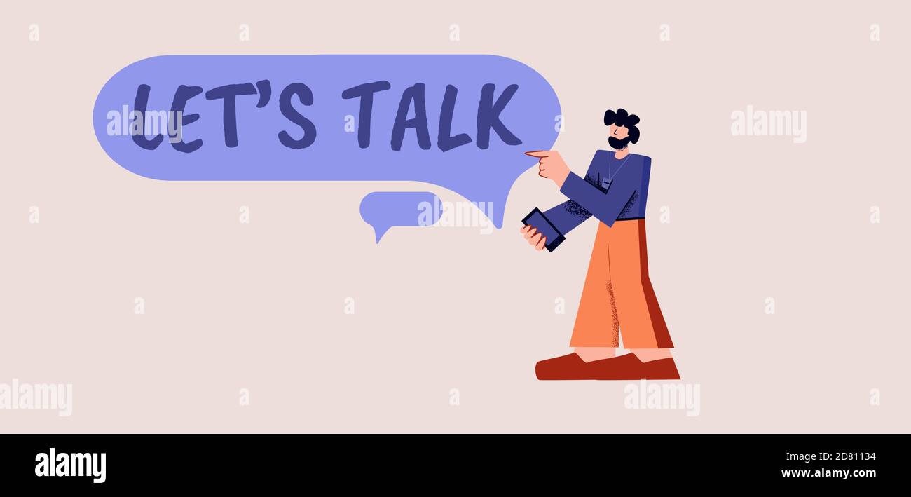 Lets talk poster. Symbol communication and purple discussion of ...