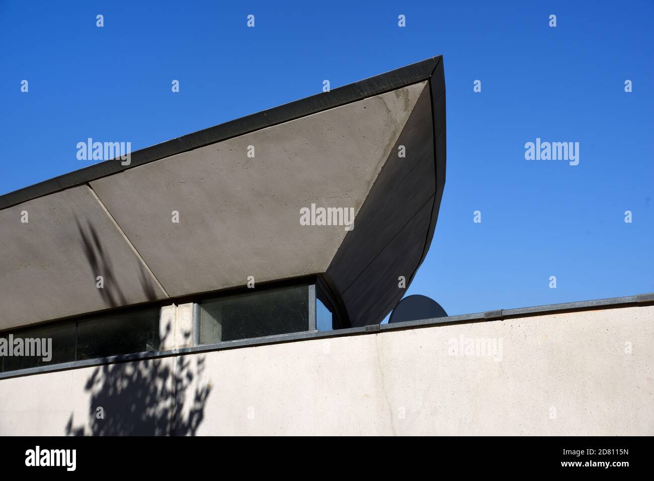 Prow-Shaped Roof & Roof Window of the Musée de Préhistoire des Gorges ...