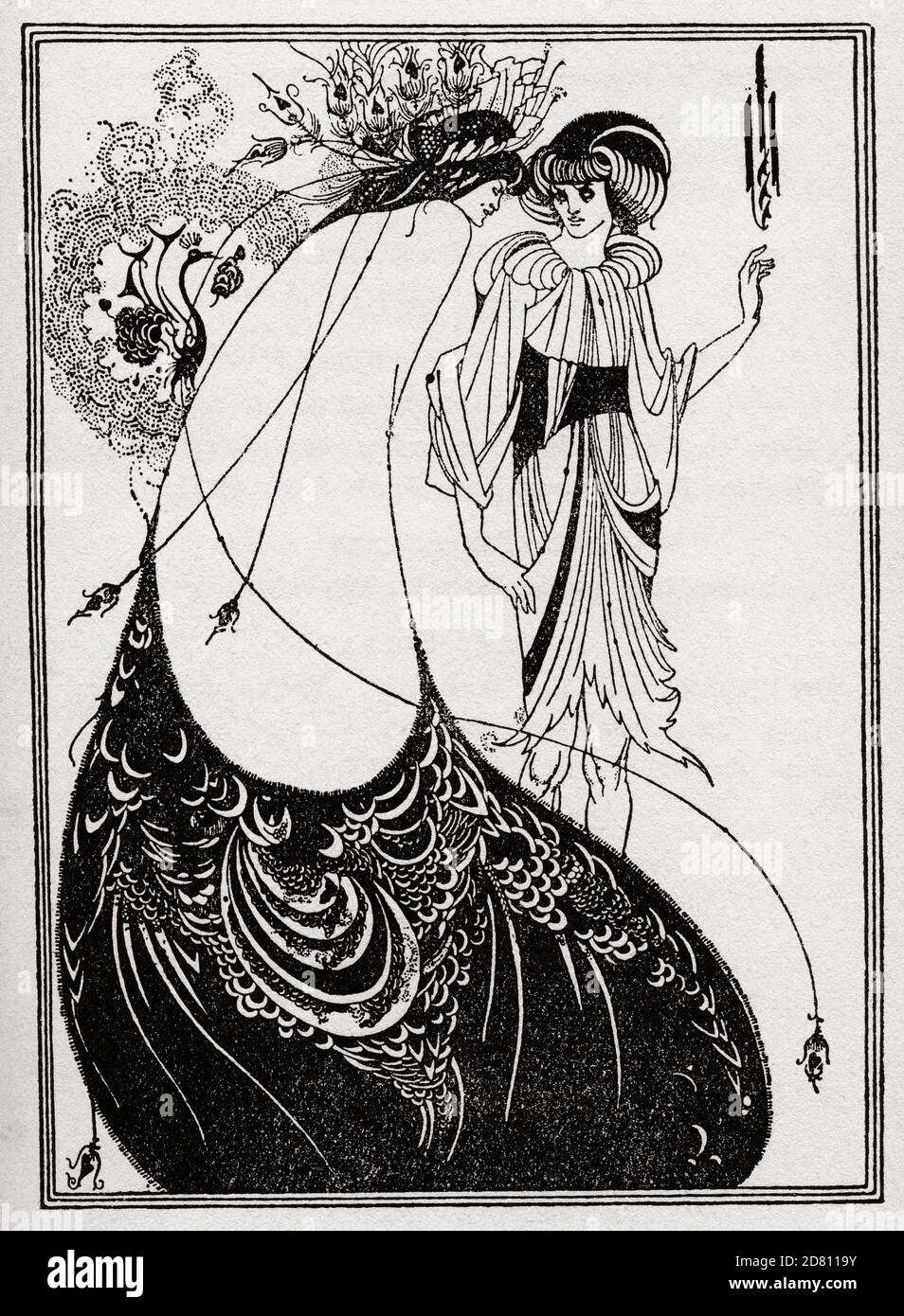 19th century beardsley hi-res stock photography and images - Alamy