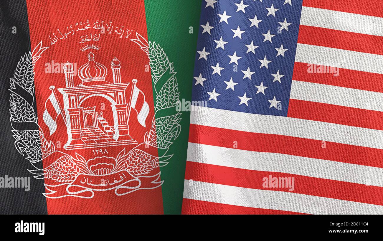 Usa vs afghanistan flags hi-res stock photography and images - Alamy