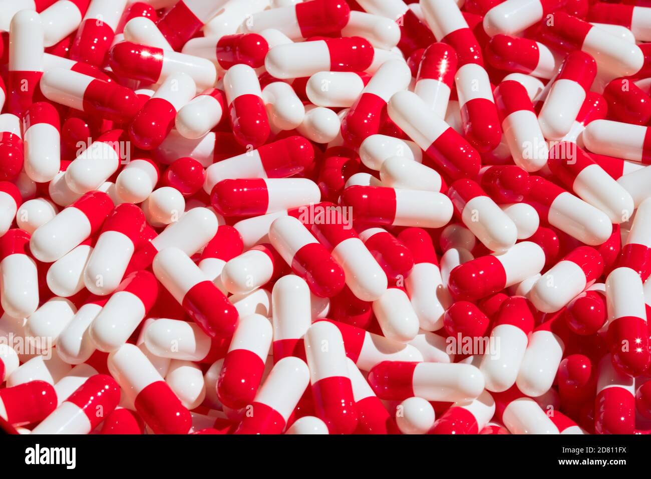 Collection of the colorful capsules with medicines Stock Photo - Alamy