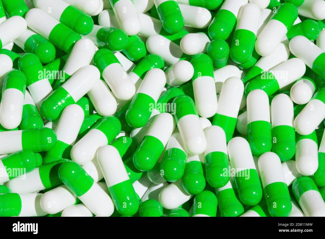 Collection of the colorful capsules with medicines Stock Photo - Alamy