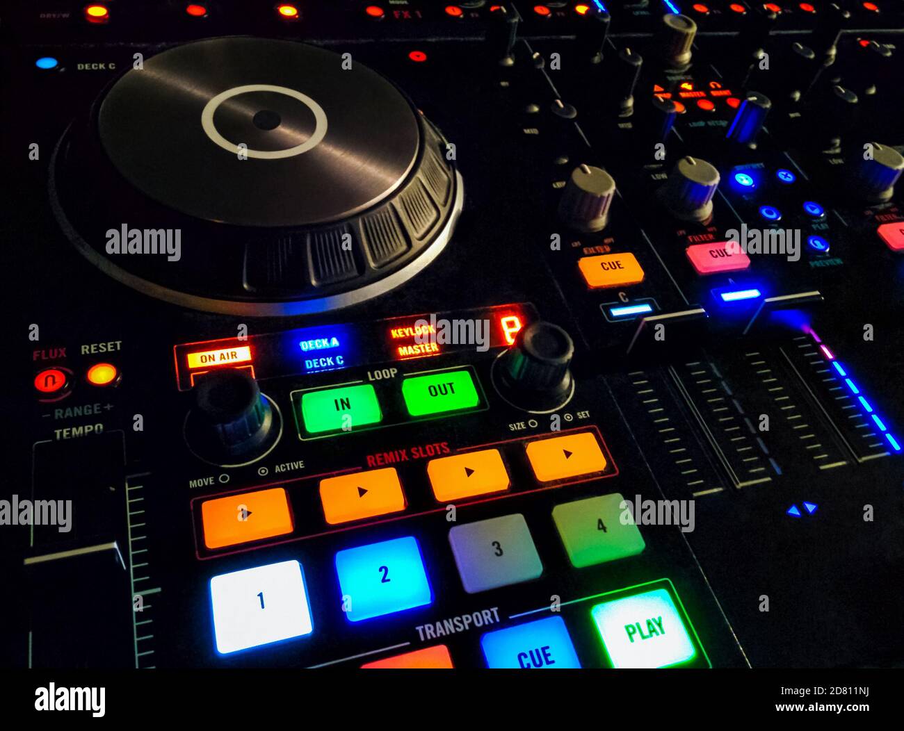 Sound mixing panel button hi-res stock photography and images - Alamy
