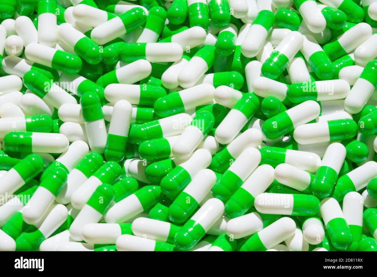 Collection of the colorful capsules with medicines Stock Photo - Alamy