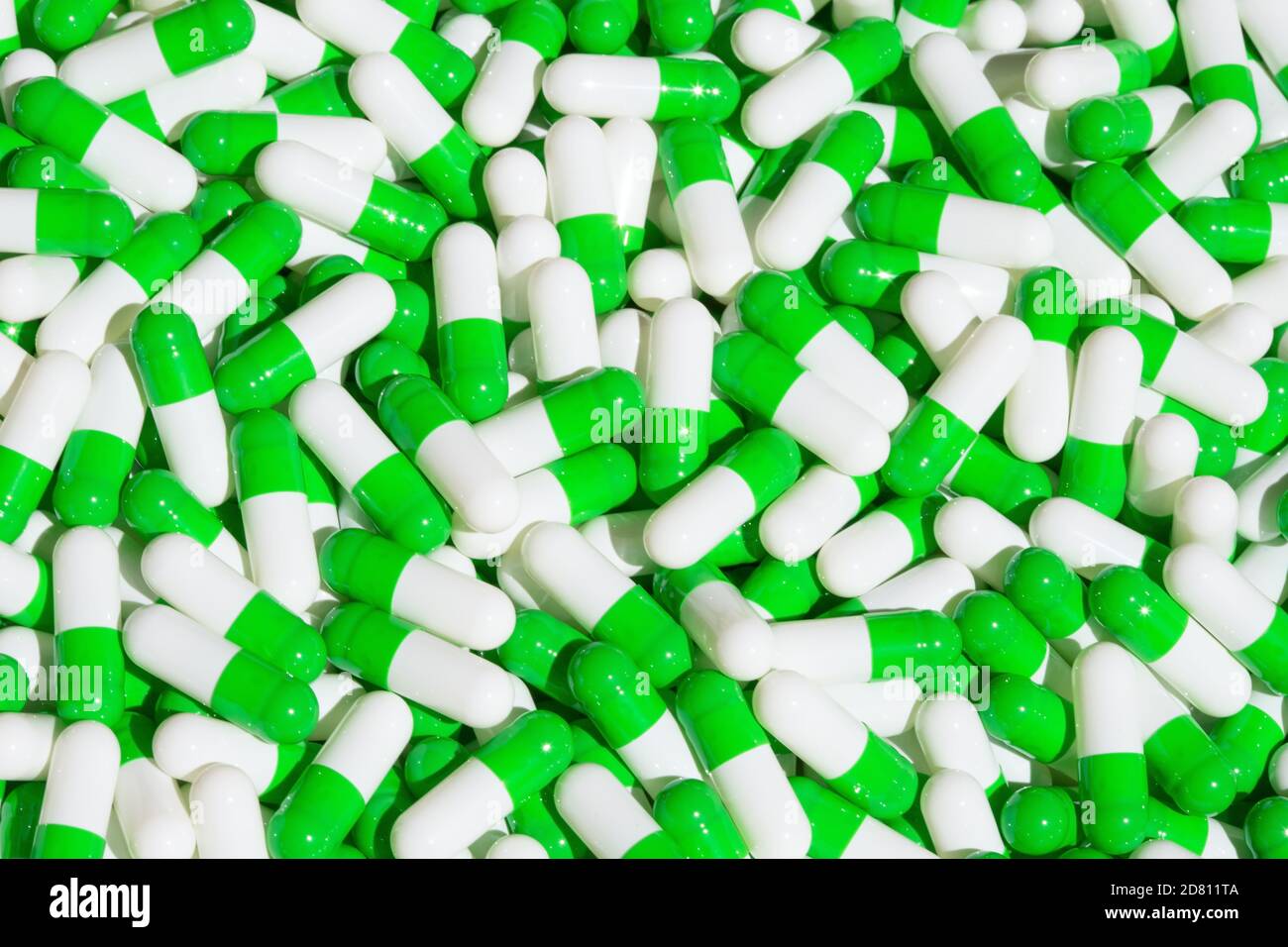 Collection of the colorful capsules with medicines Stock Photo - Alamy