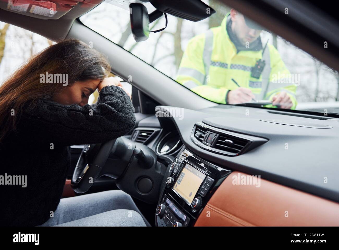 Sad police officer hi-res stock photography and images - Alamy
