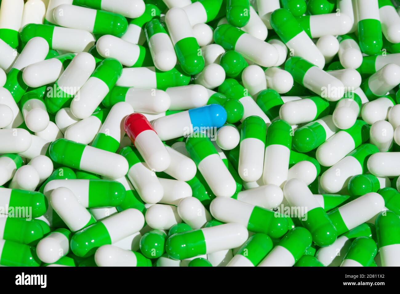Collection of the colorful capsules with medicines Stock Photo - Alamy