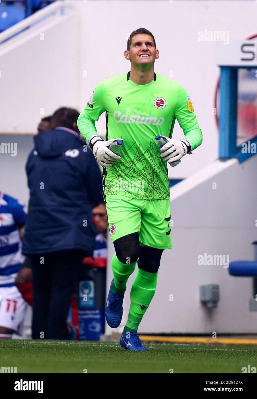 Reading goalkeeper Rafael Cabral during the Sky Bet Championship match at the Madejski Stadium ...