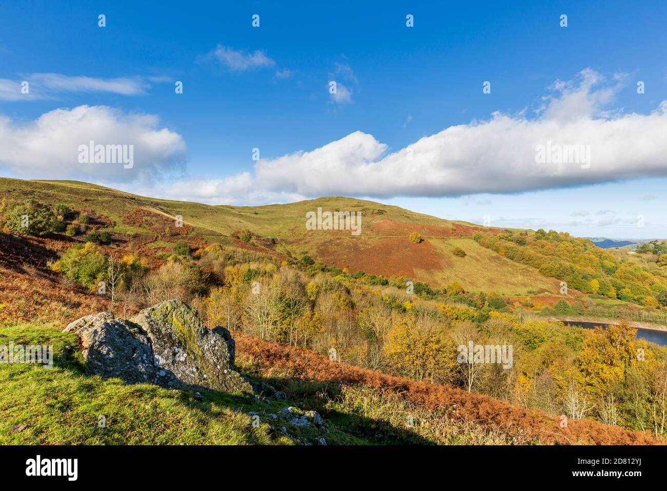 British Camp Iron Age Fort and Reservoir in the Malvern Hills in the ...