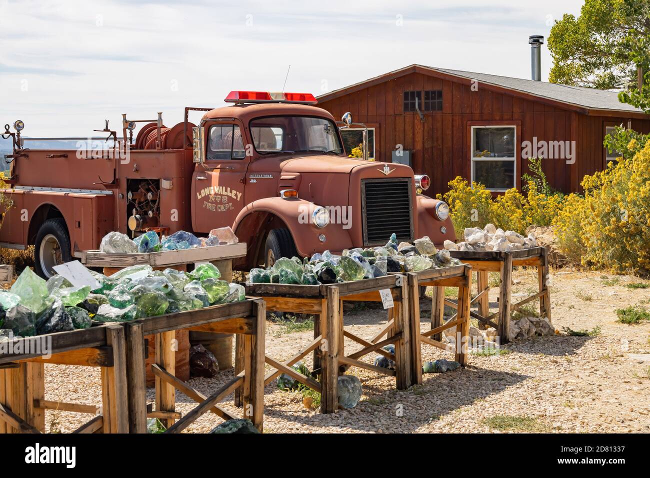 Utah, OCT 7, 2020 - Exterior view of The Rock Stop Stock Photo - Alamy