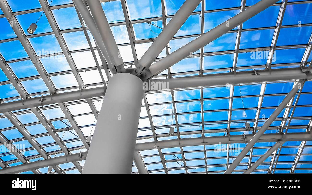 Skylight window or abstract architectural background. Architectu Stock ...