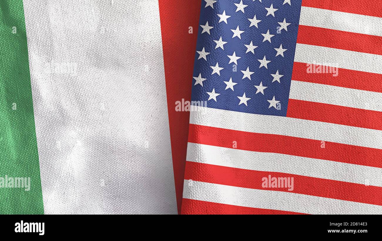 Italian united states flag flags hi-res stock photography and images ...
