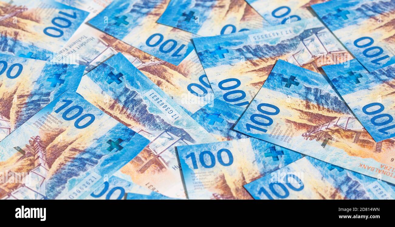 Collection of the new swiss banknotes (issued in 2019 Stock Photo - Alamy