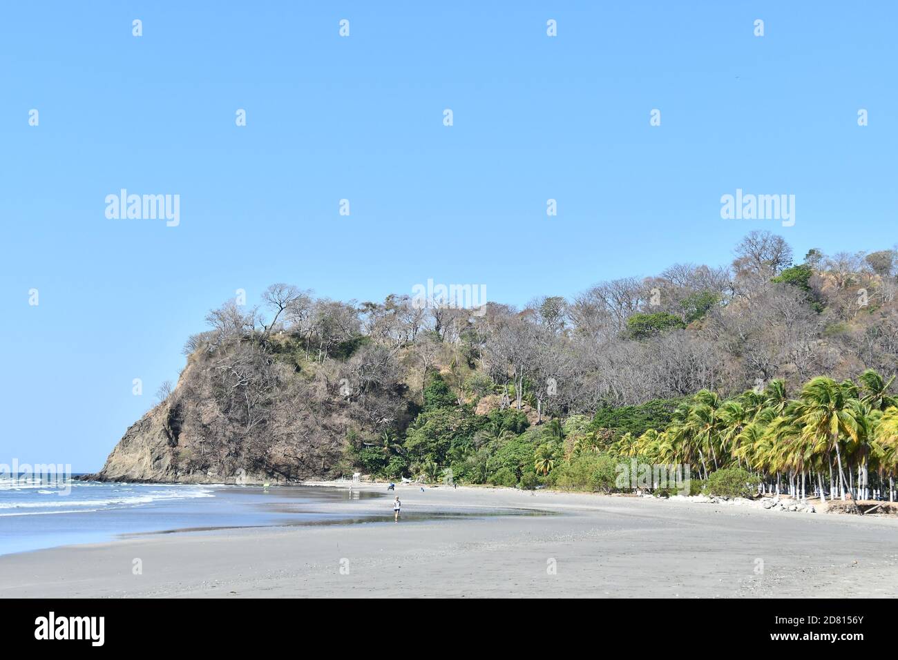 sunset on beach in samara nicoya costa rica central america Stock Photo ...