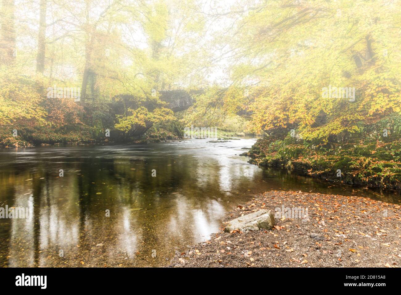 England. This is Autumn in the Lake District with Autumn colours at the ...