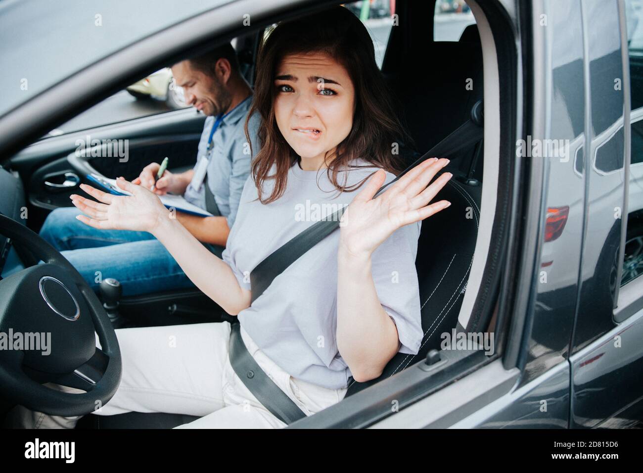 Exam confusion adult hi-res stock photography and images - Alamy