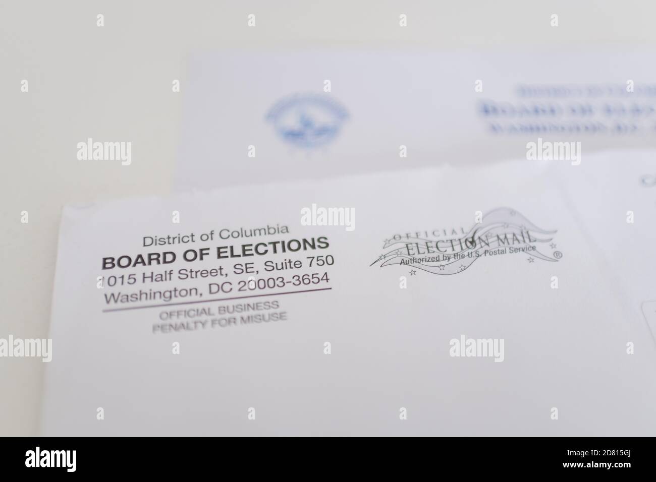 Ballot return envelope hi-res stock photography and images - Alamy